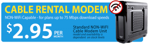 Cable Modem Prices - Internet Lightspeed
